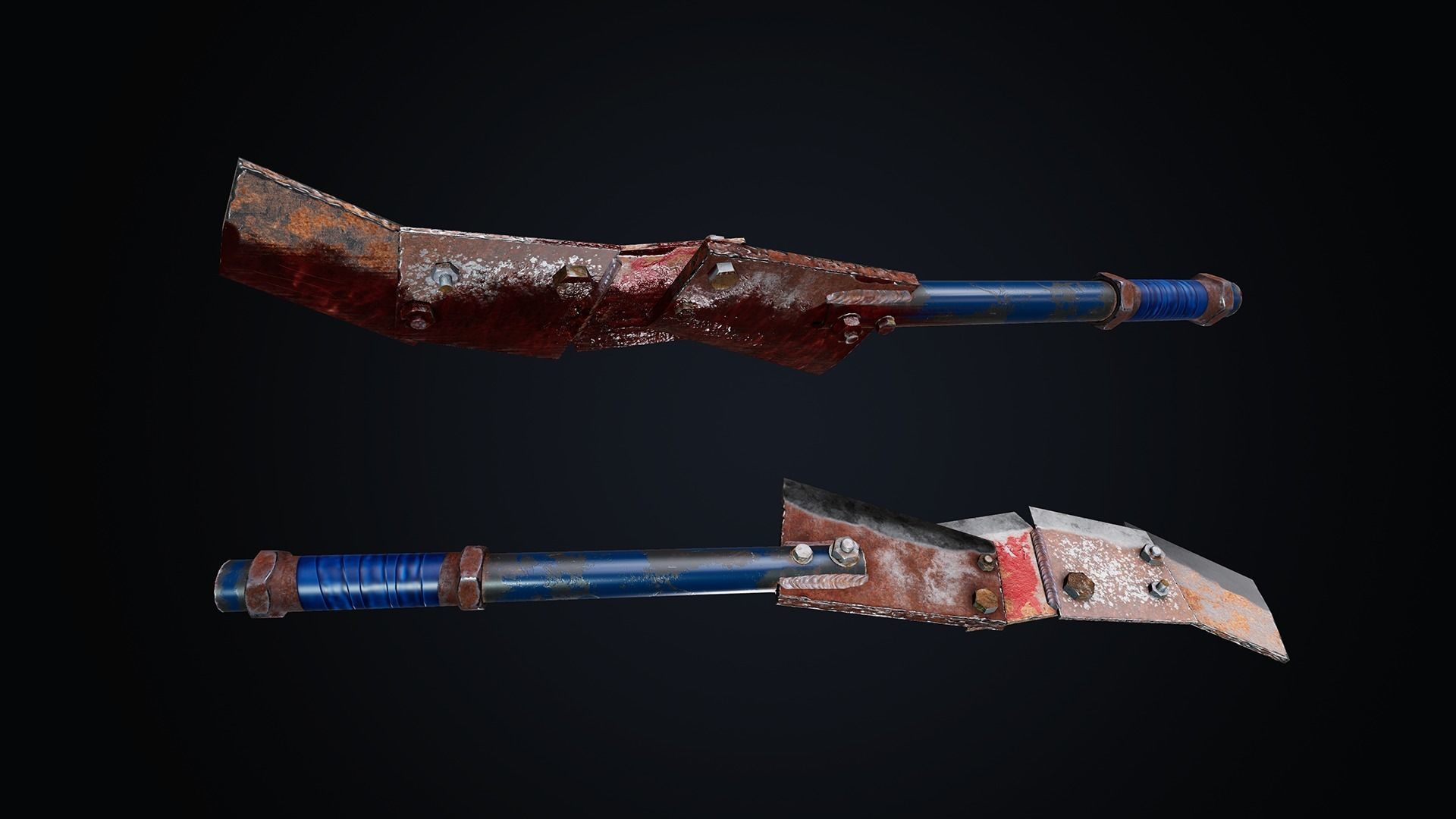 3D model Post Apocalyptic Sword VR / AR / low-poly | CGTrader