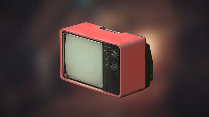 3D model Retro TV VR / AR / low-poly | CGTrader