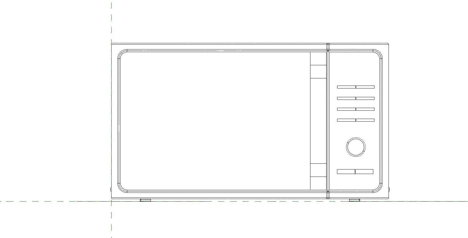 MICROWAVE OVEN-FAMILY FOR REVIT 3D model | CGTrader
