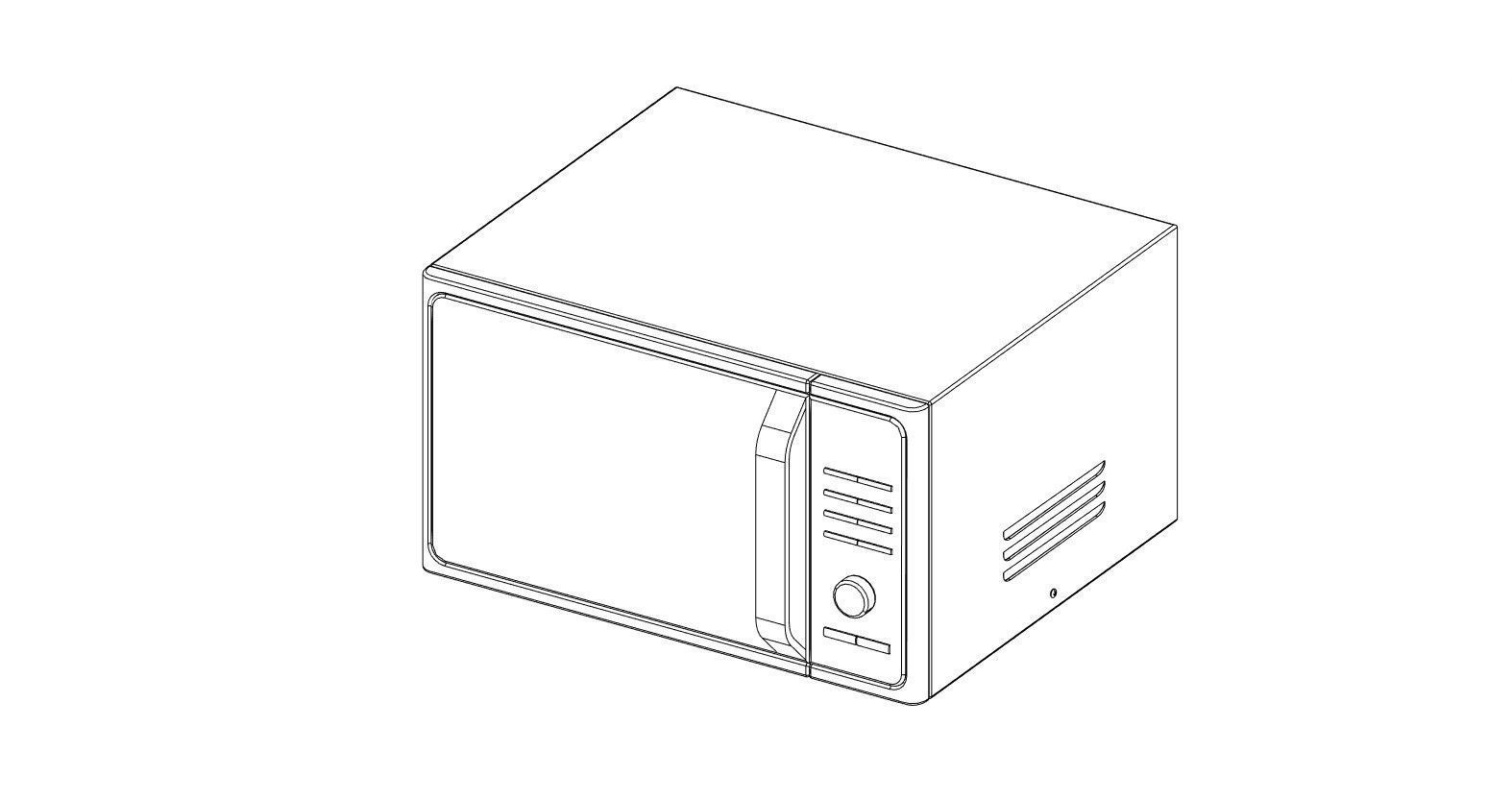 MICROWAVE OVEN-FAMILY FOR REVIT 3D model | CGTrader