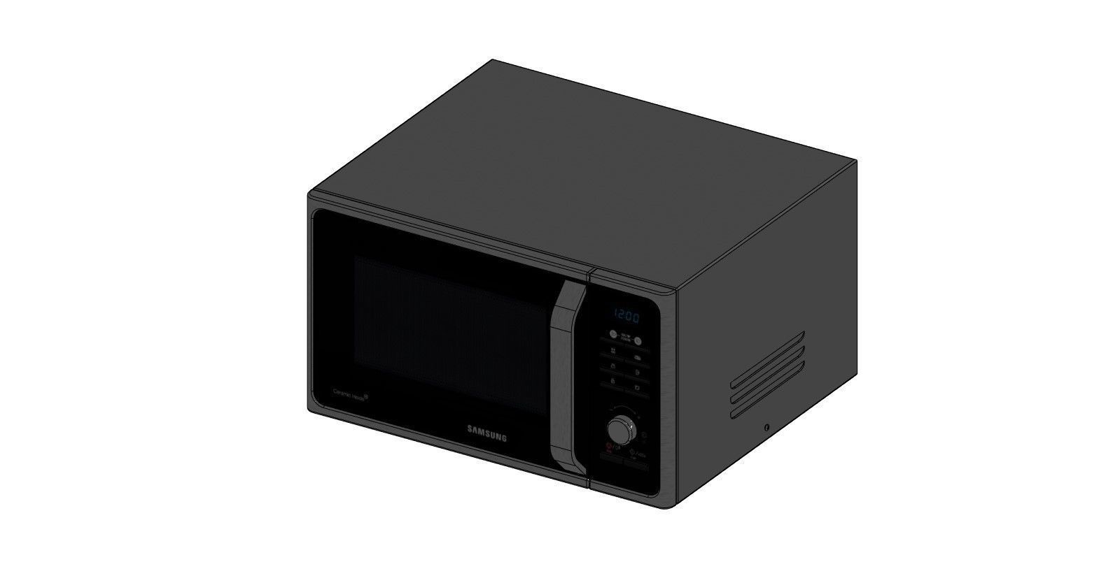 MICROWAVE OVEN-FAMILY FOR REVIT 3D model | CGTrader