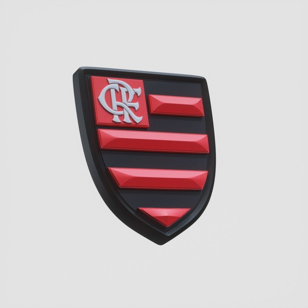 3D model Flamengo Shield VR / AR / low-poly | CGTrader
