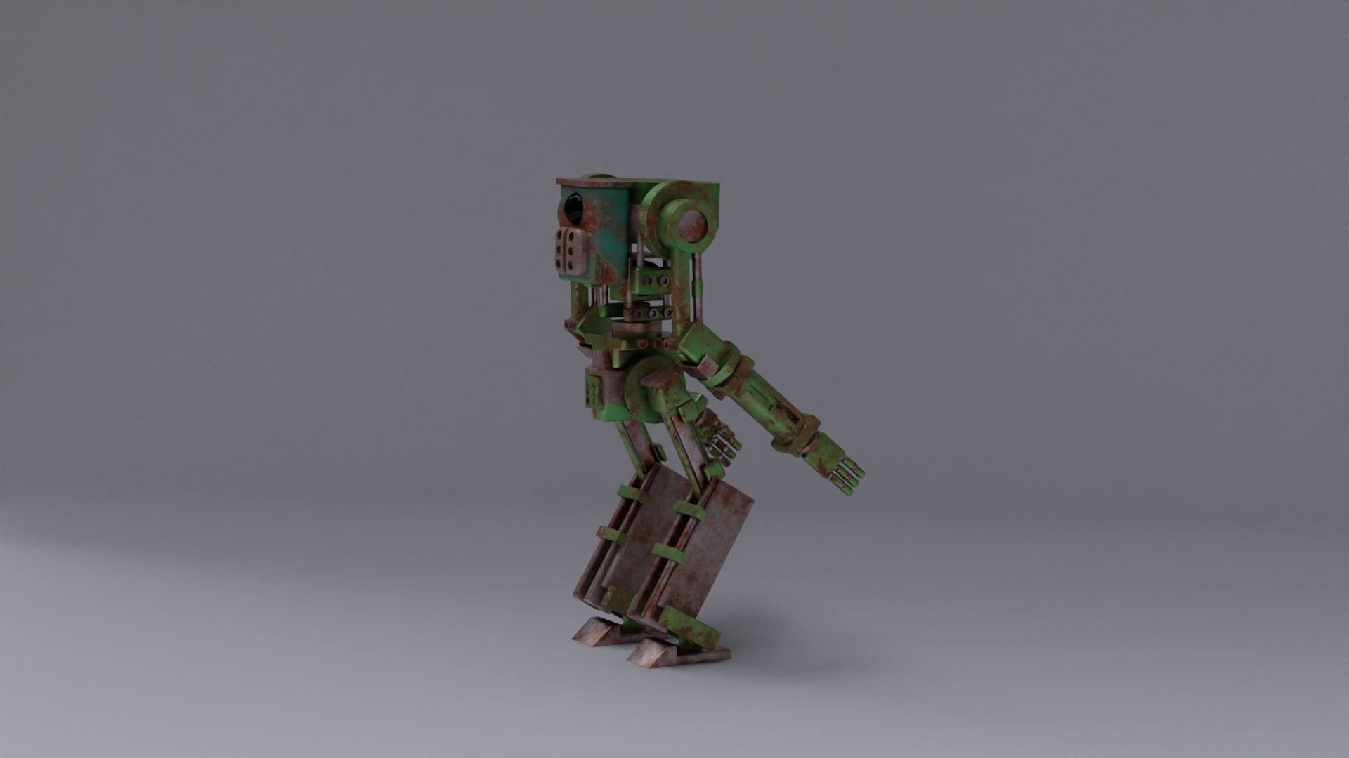 Robot 3D model rigged | CGTrader