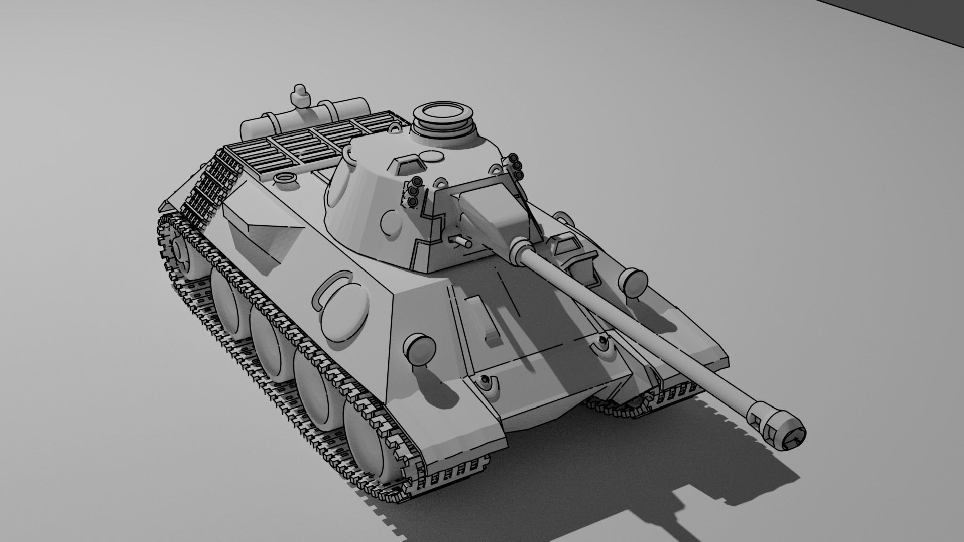 German Tank VK 3002D free VR / AR / low-poly 3D model | CGTrader
