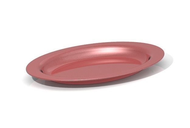 Simple Dinner Plate 3D model 3D printable | CGTrader