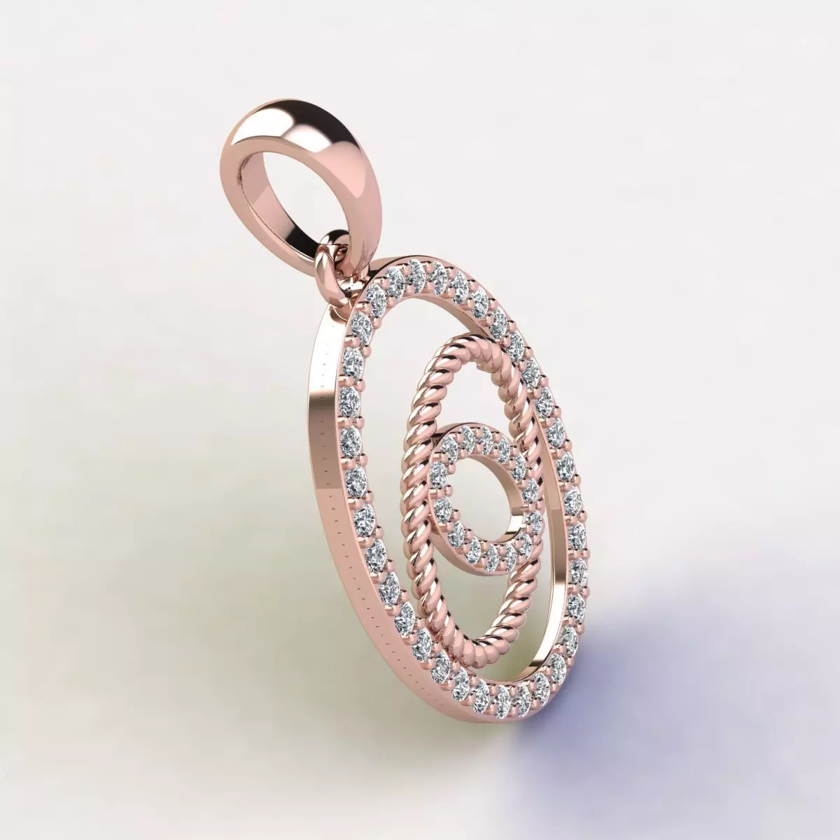 Big Round Pendent 3d Model 3D model 3D printable | CGTrader