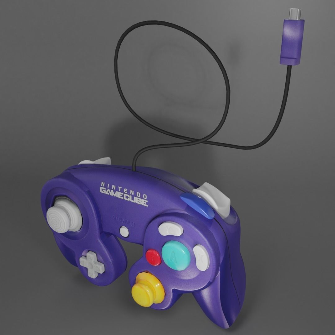 3D model Nintendo Game Cube Controller VR / AR / low-poly | CGTrader