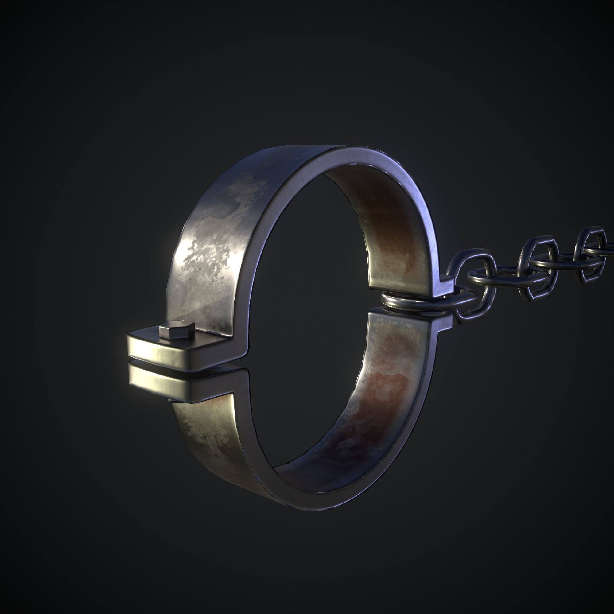 3D model Medieval Shackles VR / AR / low-poly | CGTrader