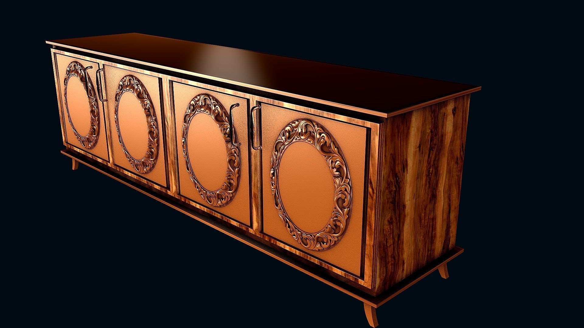 TV CONSOLE 3D model | CGTrader