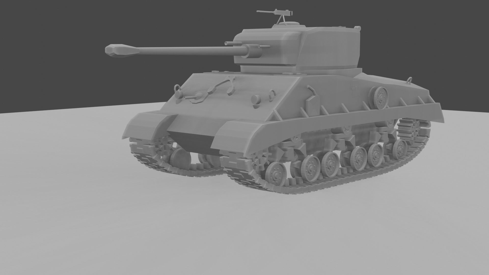 M4A3 Sherman free VR / AR / low-poly 3D model | CGTrader