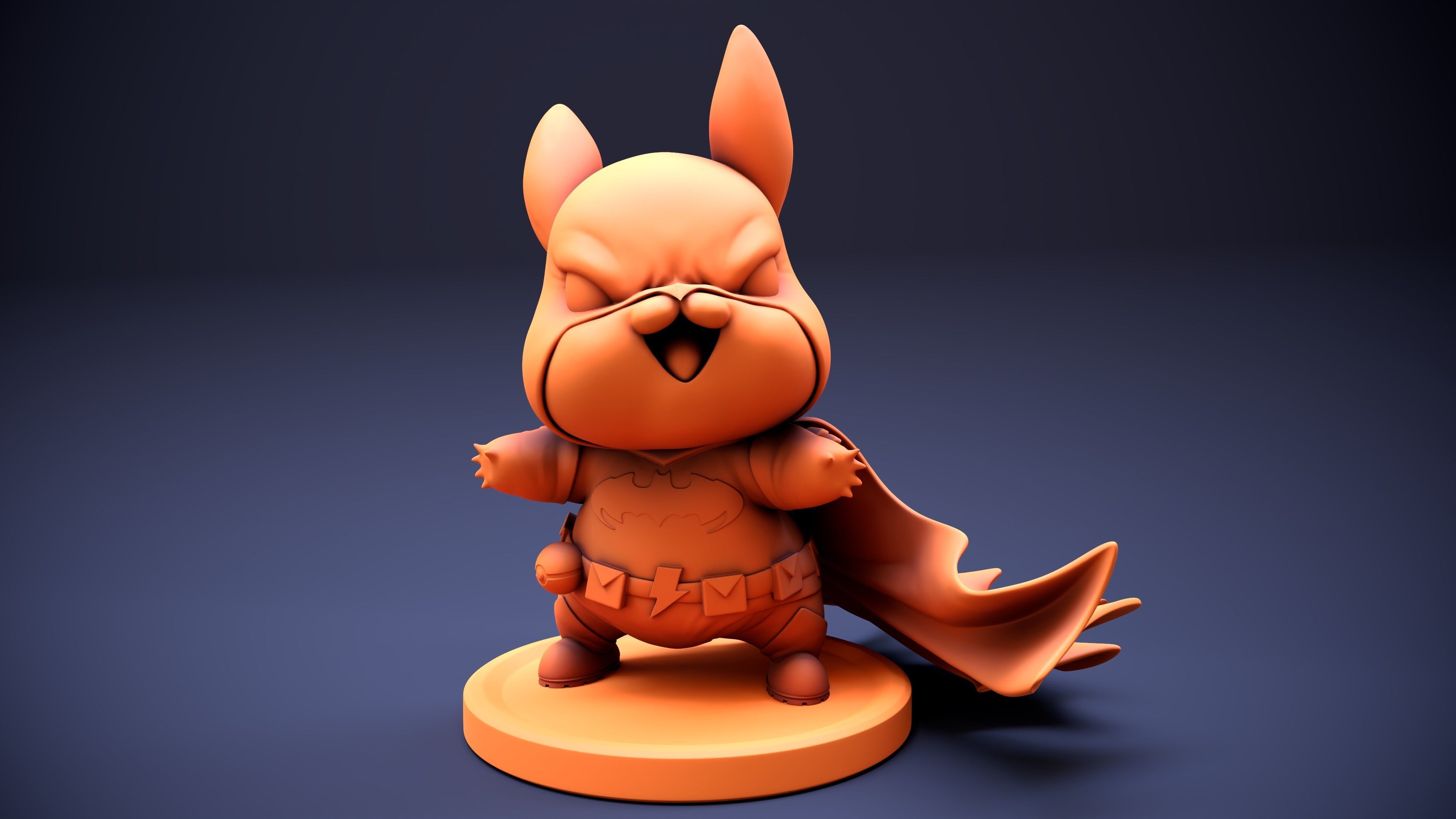 Pikachu - Batman PikaBAT Ready for 3D print 3D model 3D printable ...