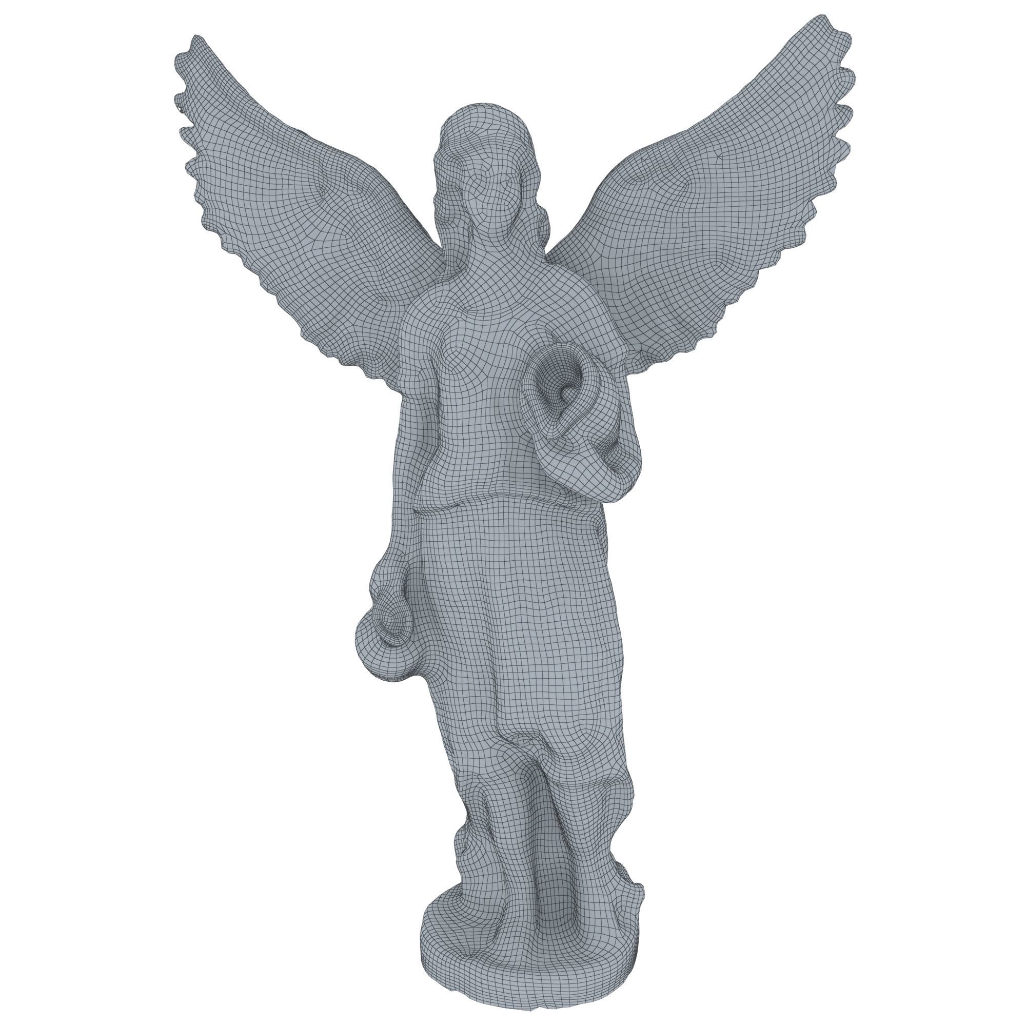 3D model angel sculpt polygon VR / AR / low-poly | CGTrader