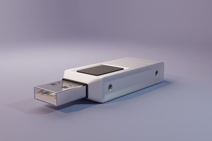High poly detailed USB flash drive 3D model | CGTrader