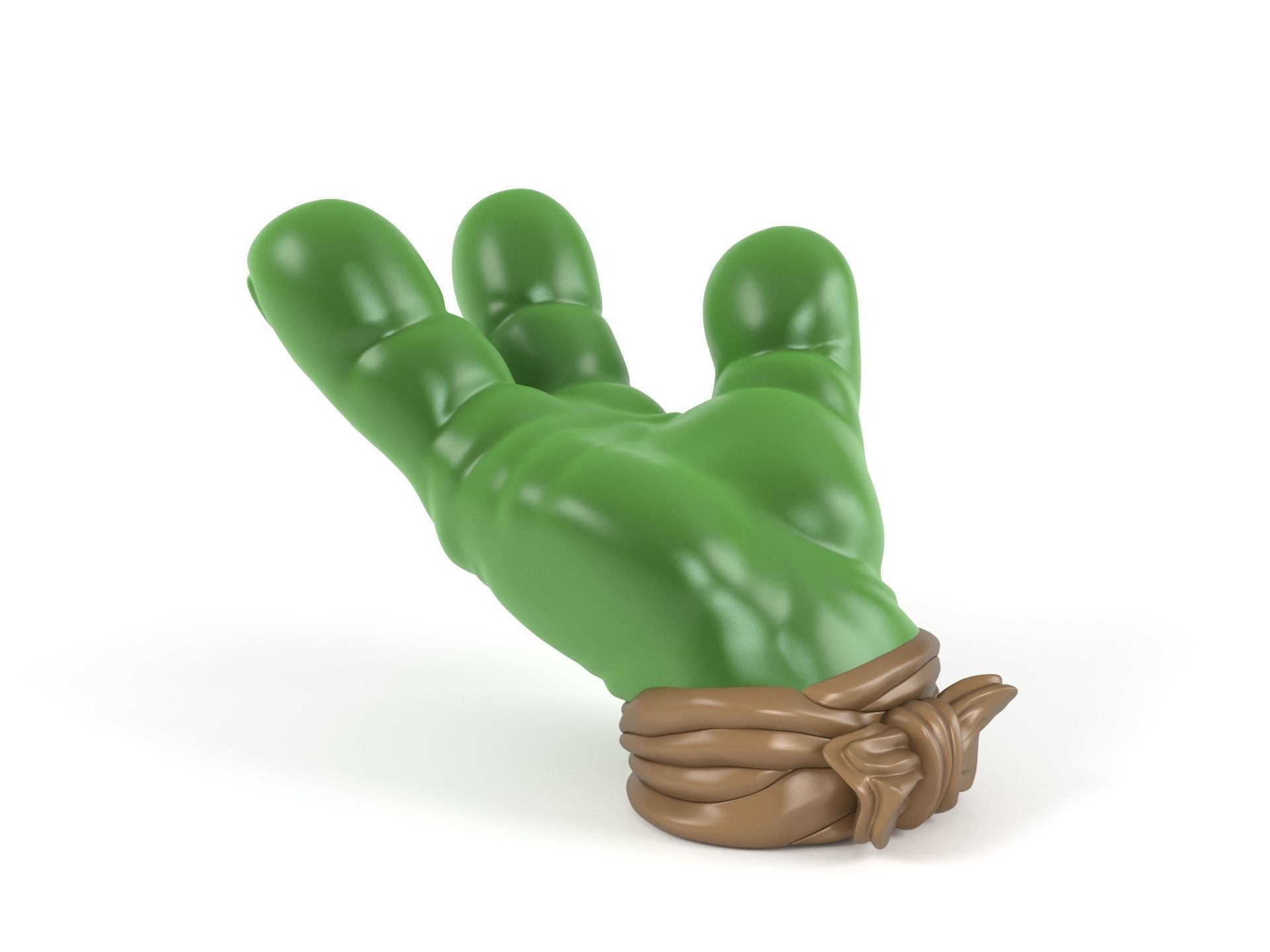 Turtles ninja hand beggar 3D model 3D printable | CGTrader