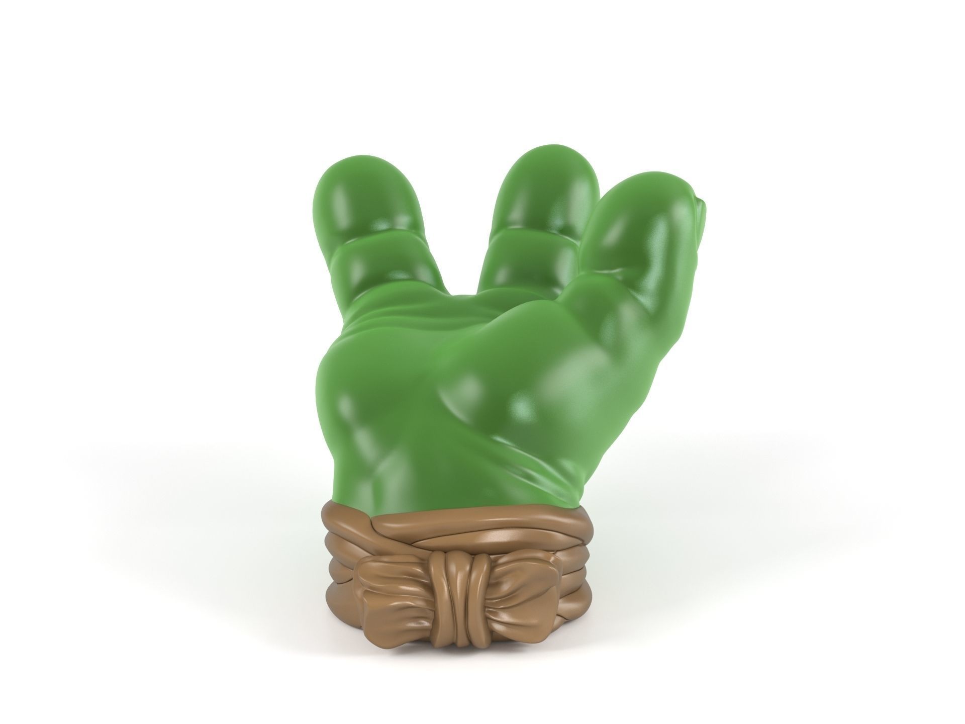 Turtles ninja hand beggar 3D model 3D printable | CGTrader