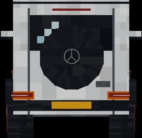 Minecraft - Mercedes benz G63 3D model 3D model | CGTrader