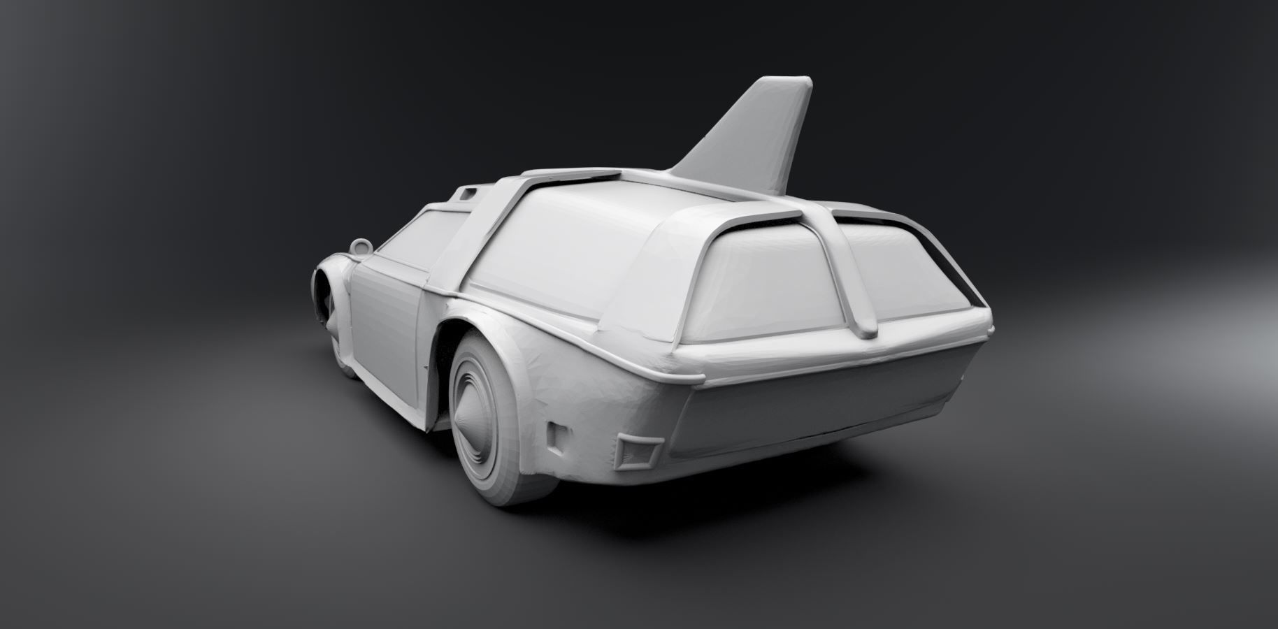 Spectrum Patrol Car Scale 3D model 3D printable | CGTrader