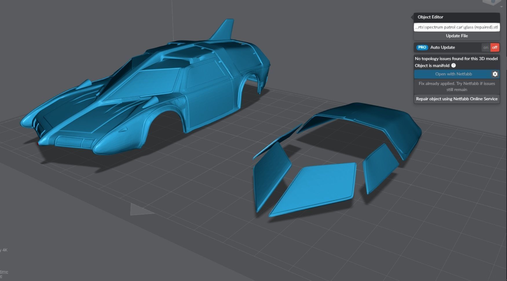 Spectrum Patrol Car Scale 3D model 3D printable | CGTrader