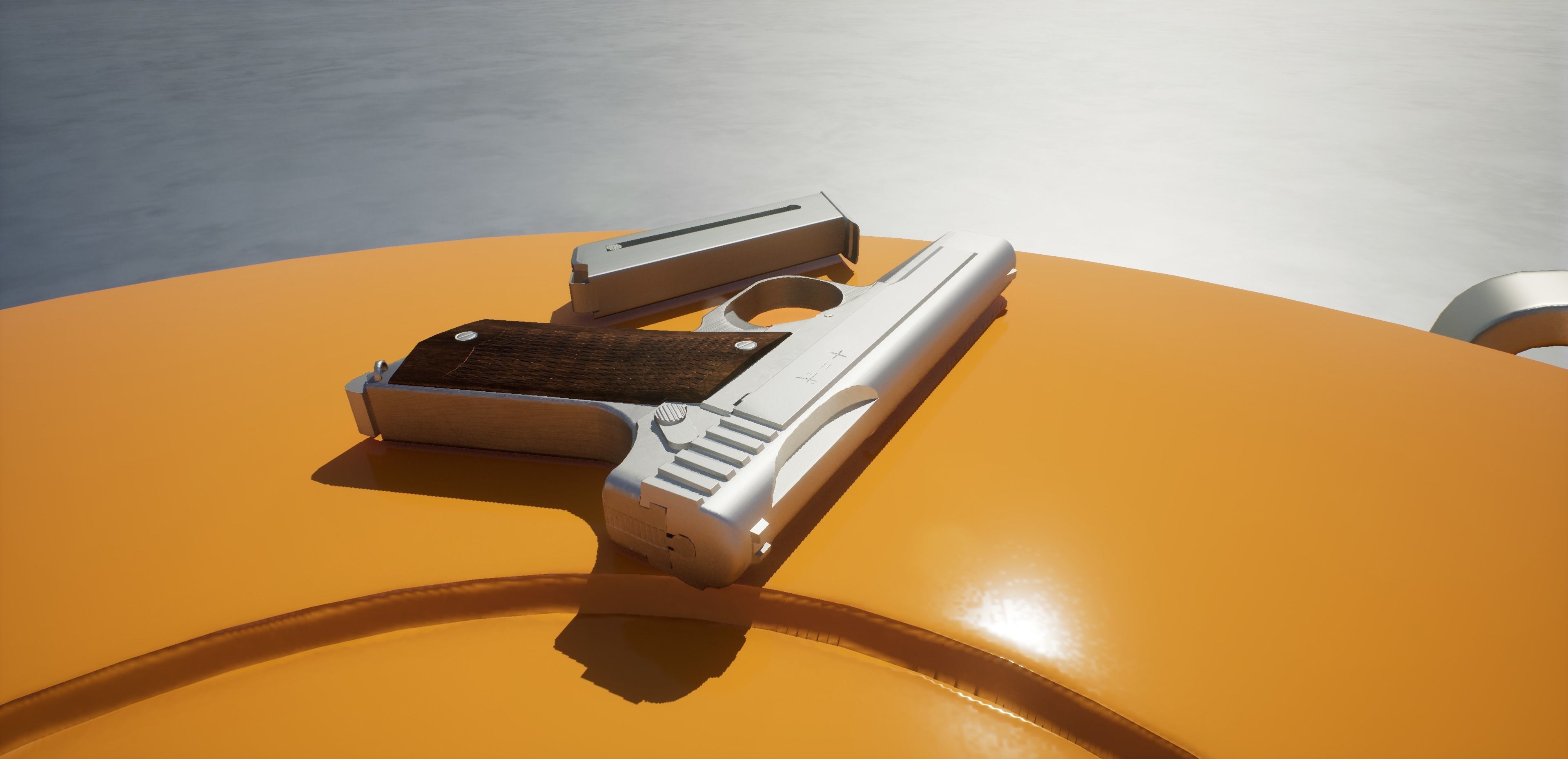 3D model Hamada Type 2 Pistol Model VR / AR / low-poly | CGTrader