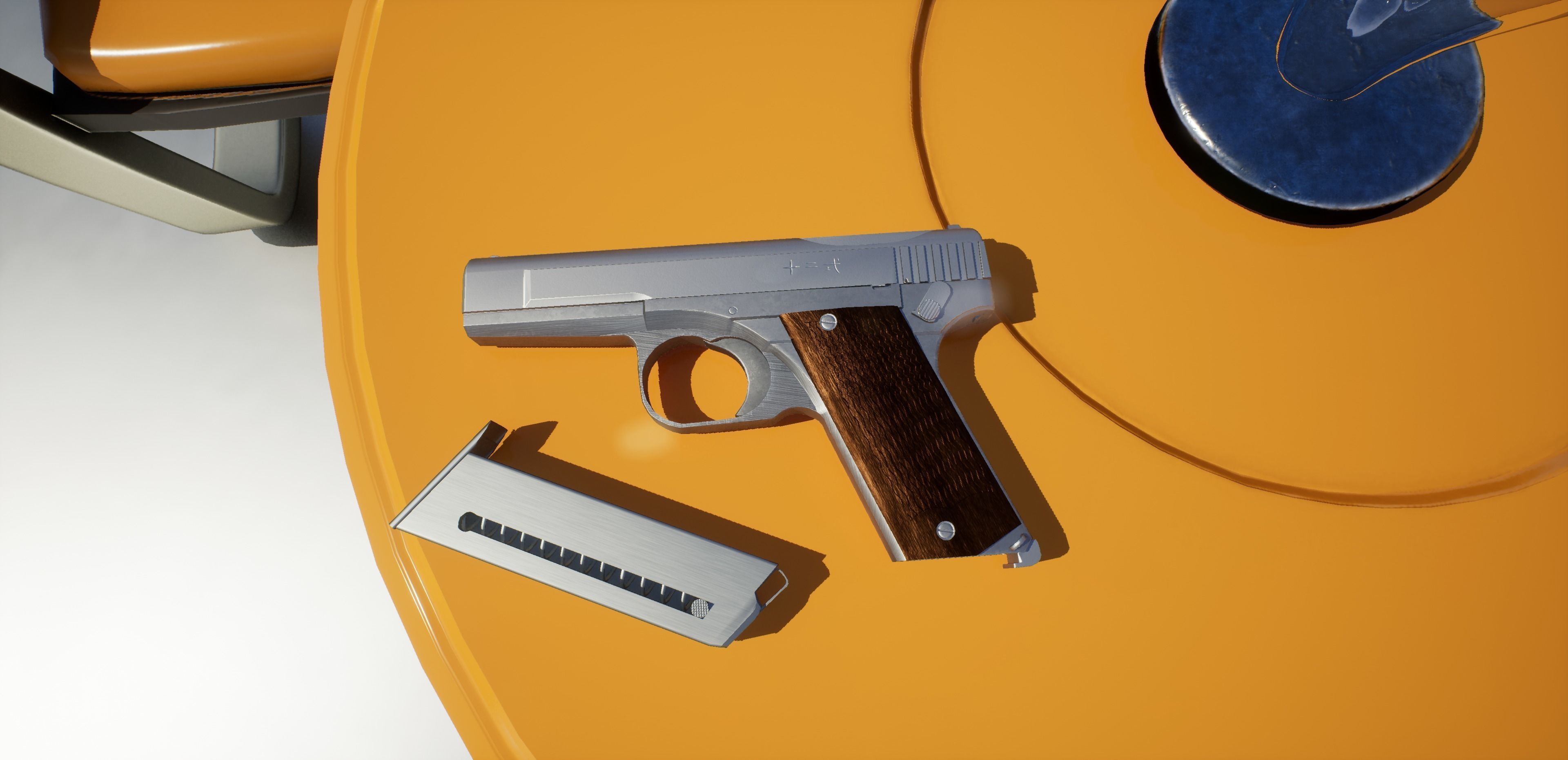 3D model Hamada Type 2 Pistol Model VR / AR / low-poly | CGTrader