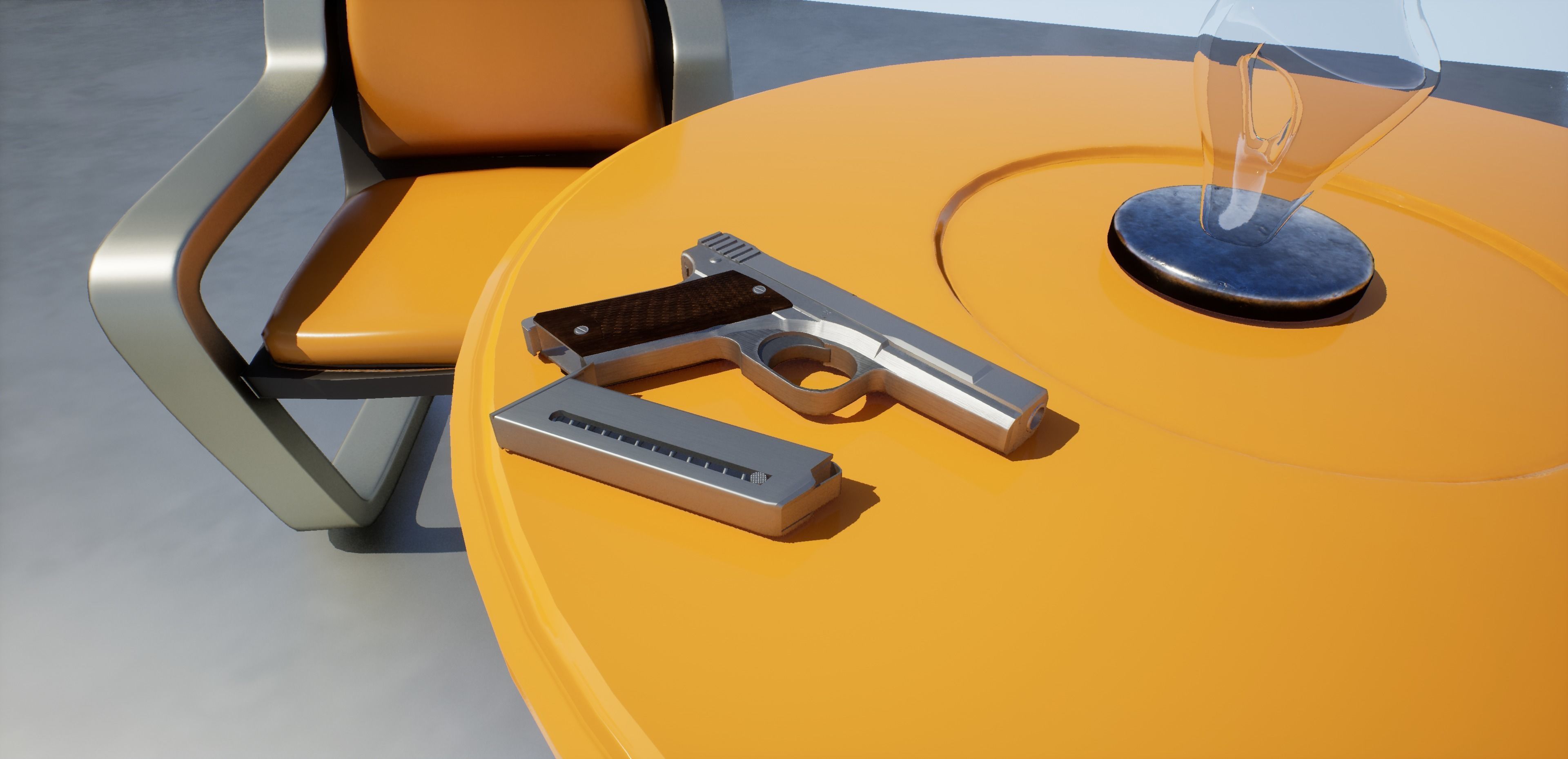 3D model Hamada Type 2 Pistol Model VR / AR / low-poly | CGTrader