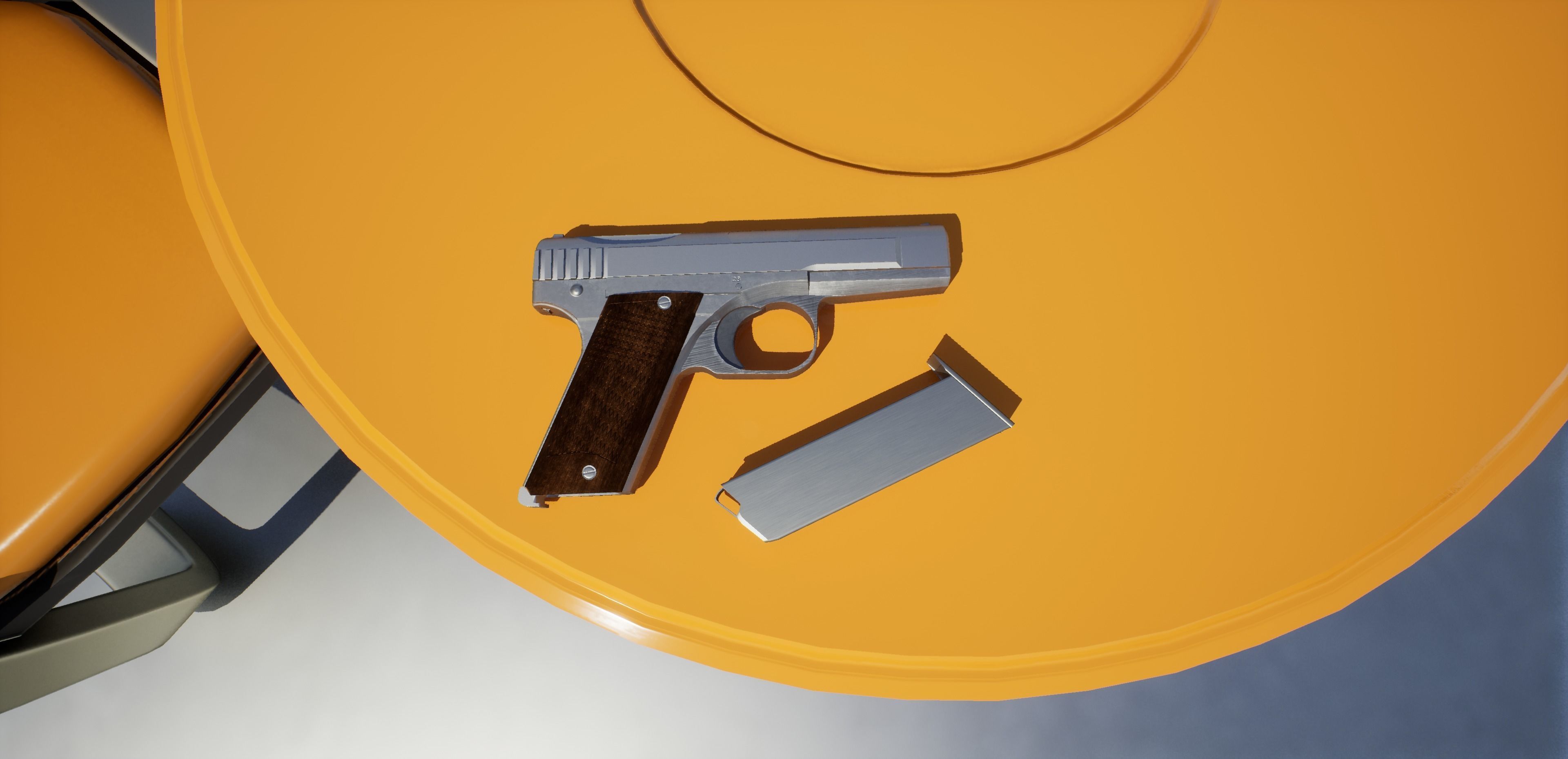3D model Hamada Type 2 Pistol Model VR / AR / low-poly | CGTrader