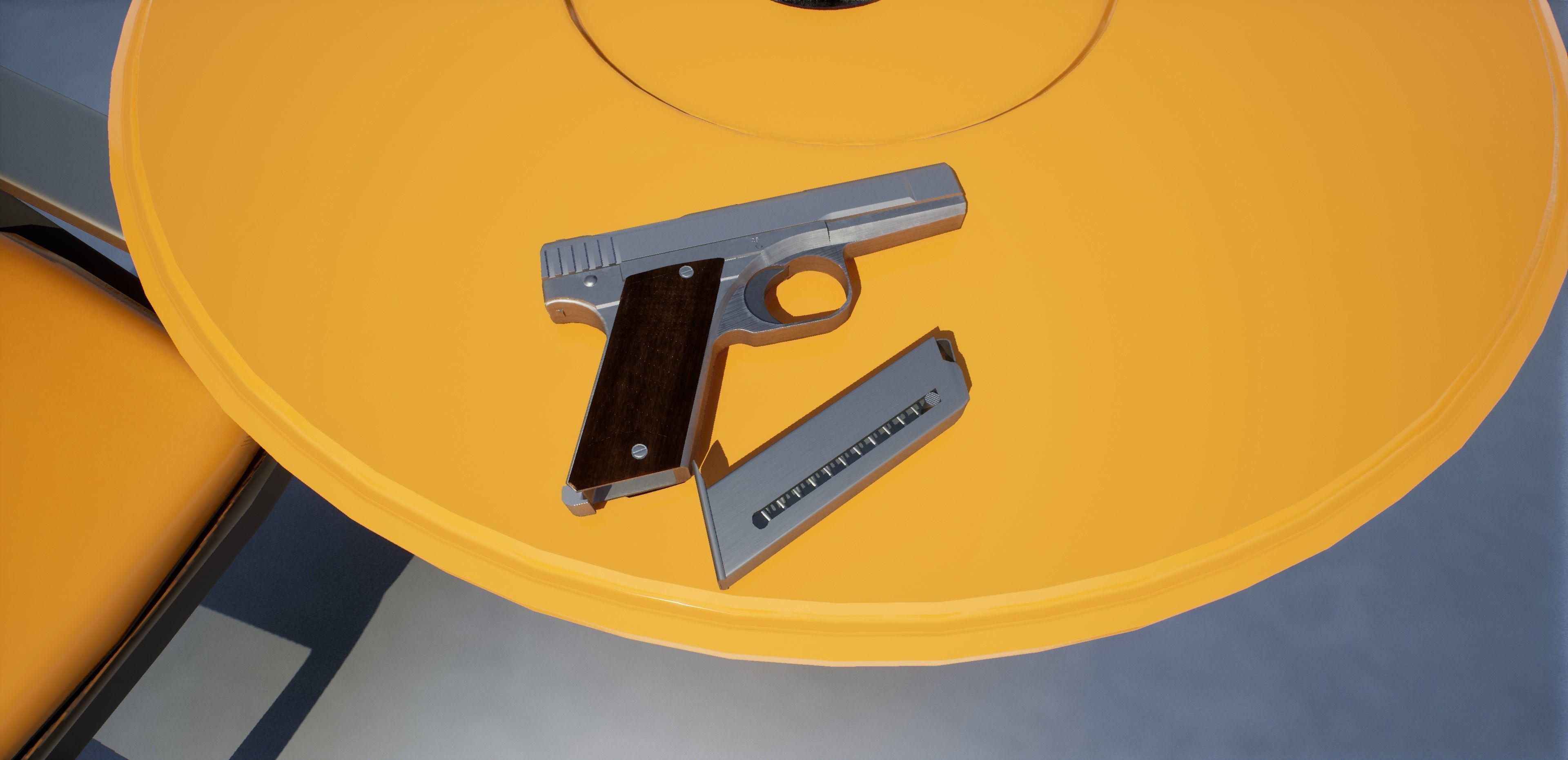 3D model Hamada Type 2 Pistol Model VR / AR / low-poly | CGTrader