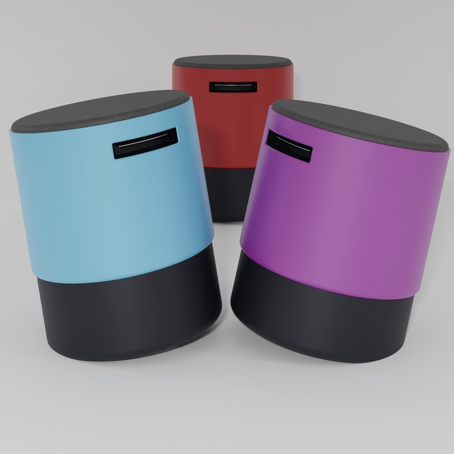 Pouf Puff Sitting seating Chair Pouffe -office furniture 3D model ...