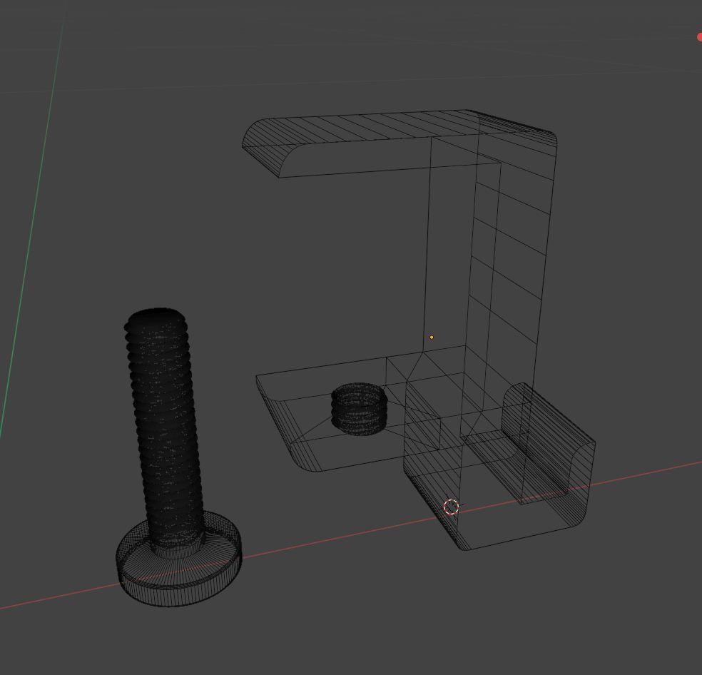 50mm Adjustable desk-hook free 3D model 3D printable | CGTrader