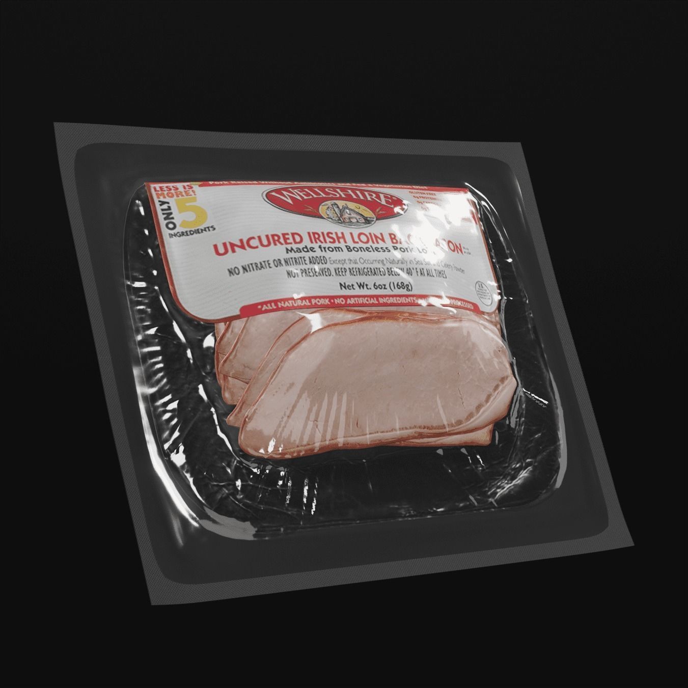 Sliced Bacon 3D model | CGTrader