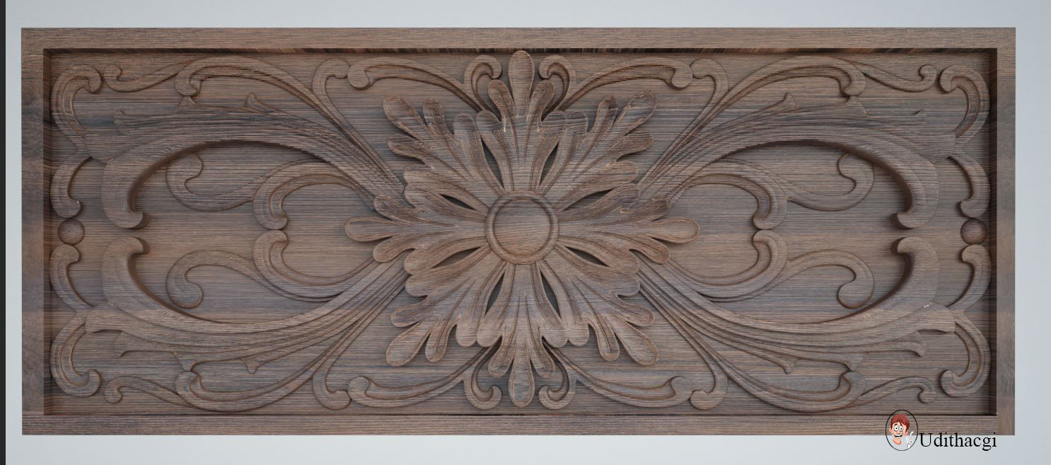 Wood carving free 3D model | CGTrader