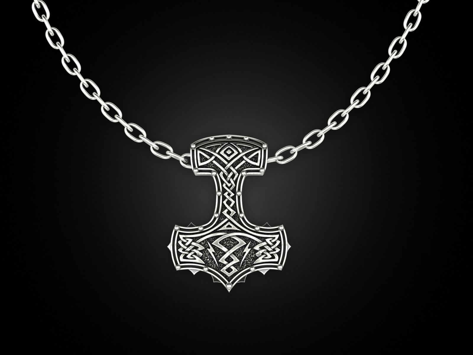 Hammer Torah pendant amulet 2 3D model 3D printable | CGTrader