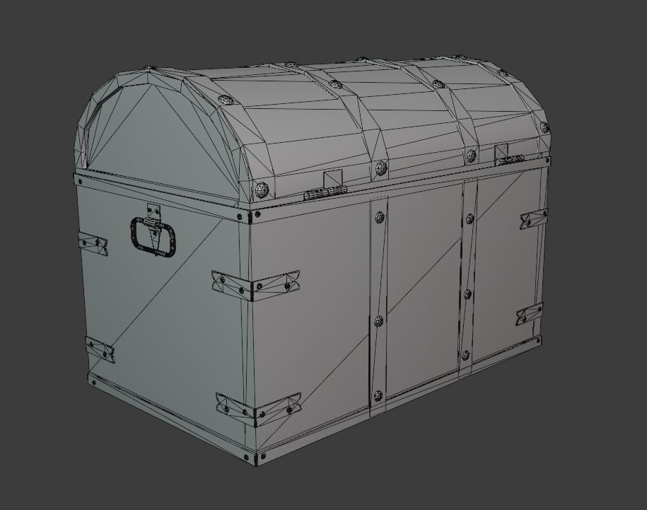 3D model Chest pack VR / AR / low-poly | CGTrader