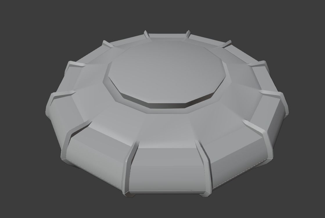 3D model Infantry Mine VR / AR / low-poly | CGTrader