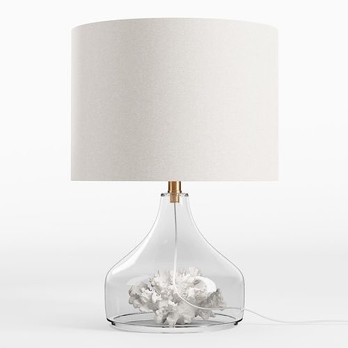 Amber Luster Glass Table Lamp 3D model | CGTrader