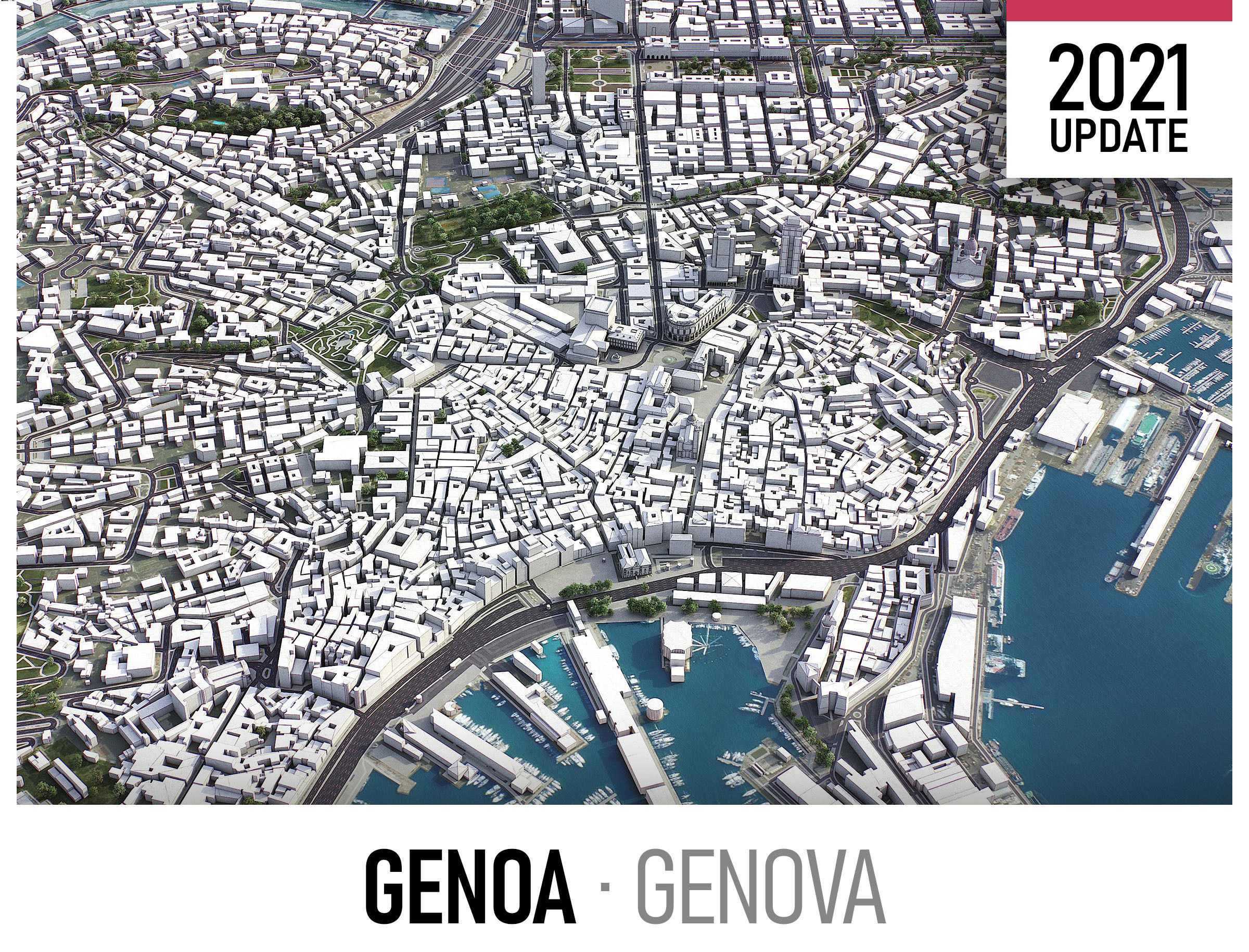 3D model Genoa VR / AR / low-poly | CGTrader