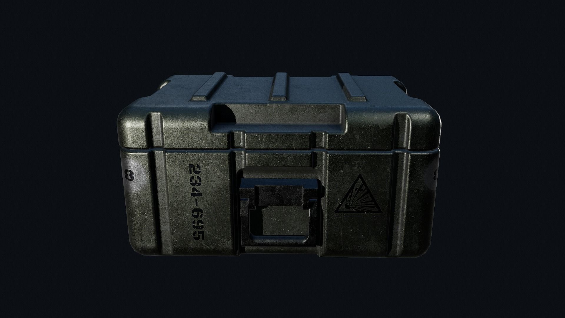 3D model Military Supply box VR / AR / low-poly | CGTrader