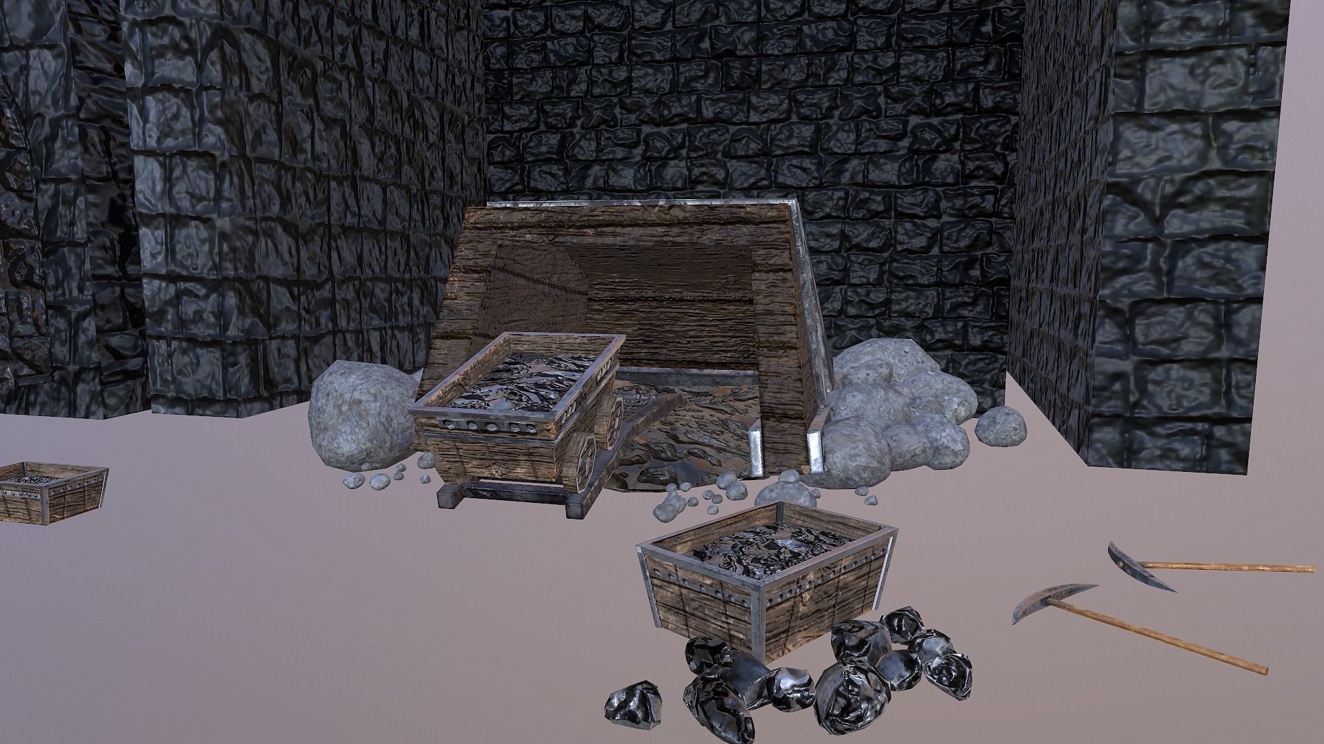 Iron Mine Level 10 3D model | CGTrader