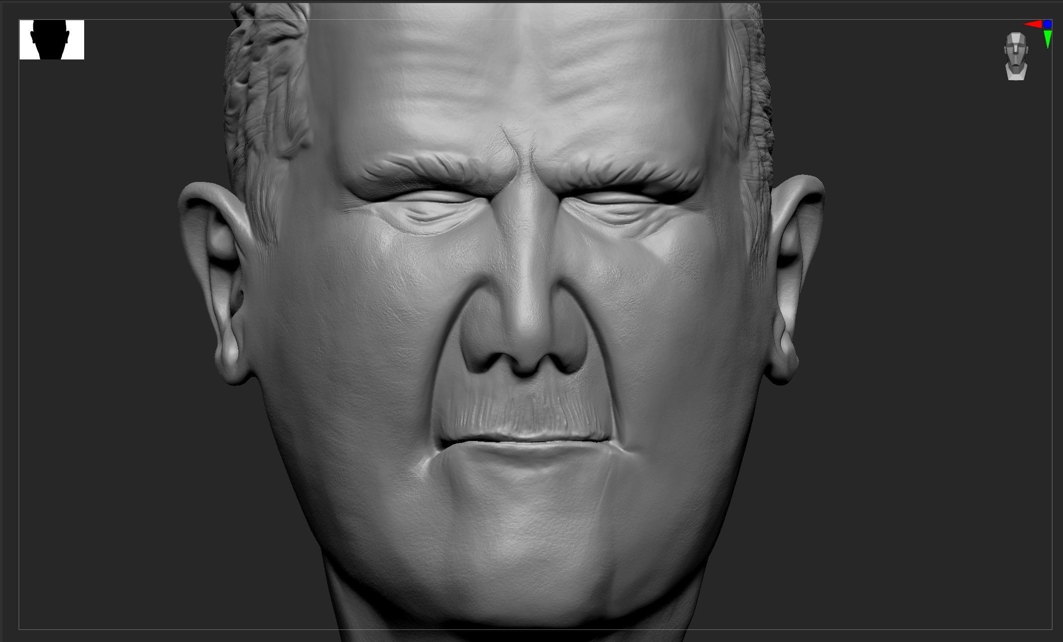 Bashar al-Assad dictator Of Syria statue 3d model 3D model | CGTrader