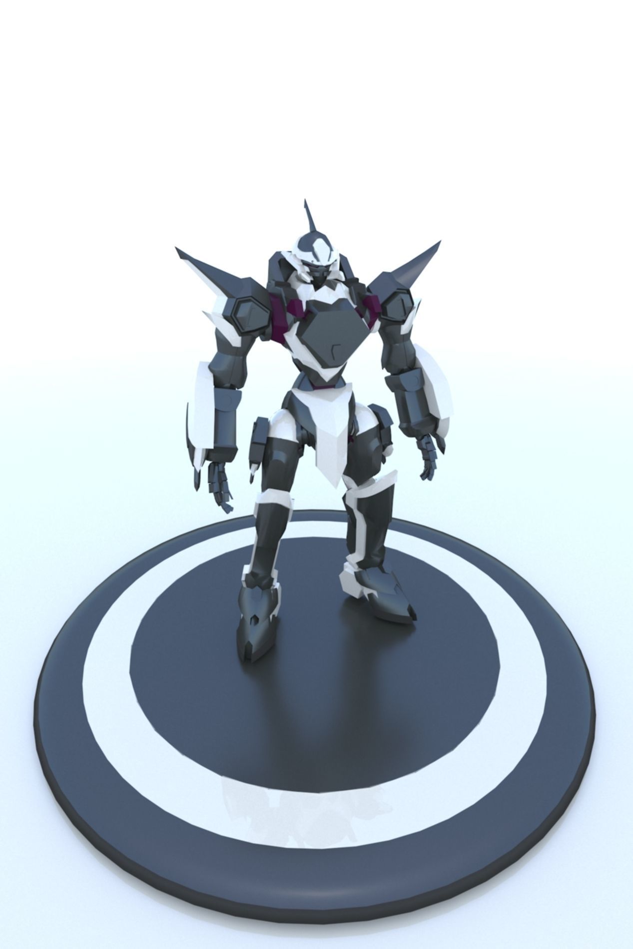 Cyborg Prototype Mecha Robot SciFi 3D model | CGTrader