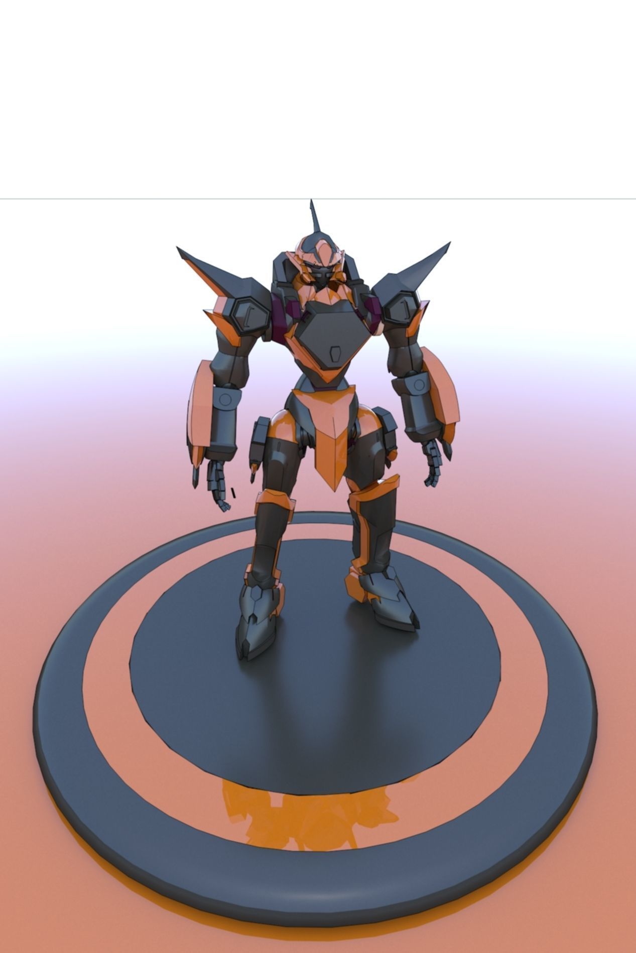 Cyborg Prototype Mecha Robot SciFi free 3D model | CGTrader