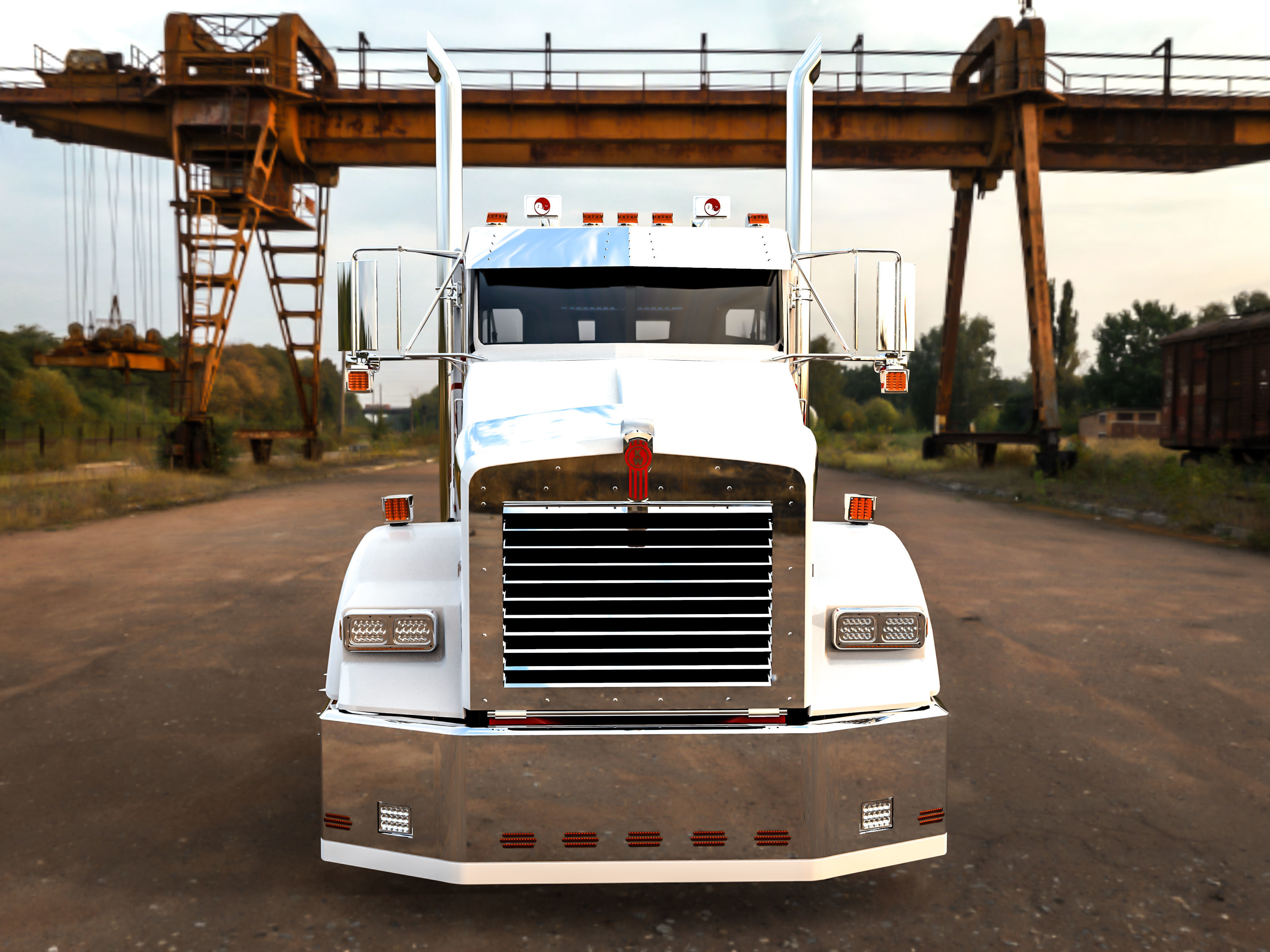 Kenworth T800 1992 Custom 3D model | CGTrader