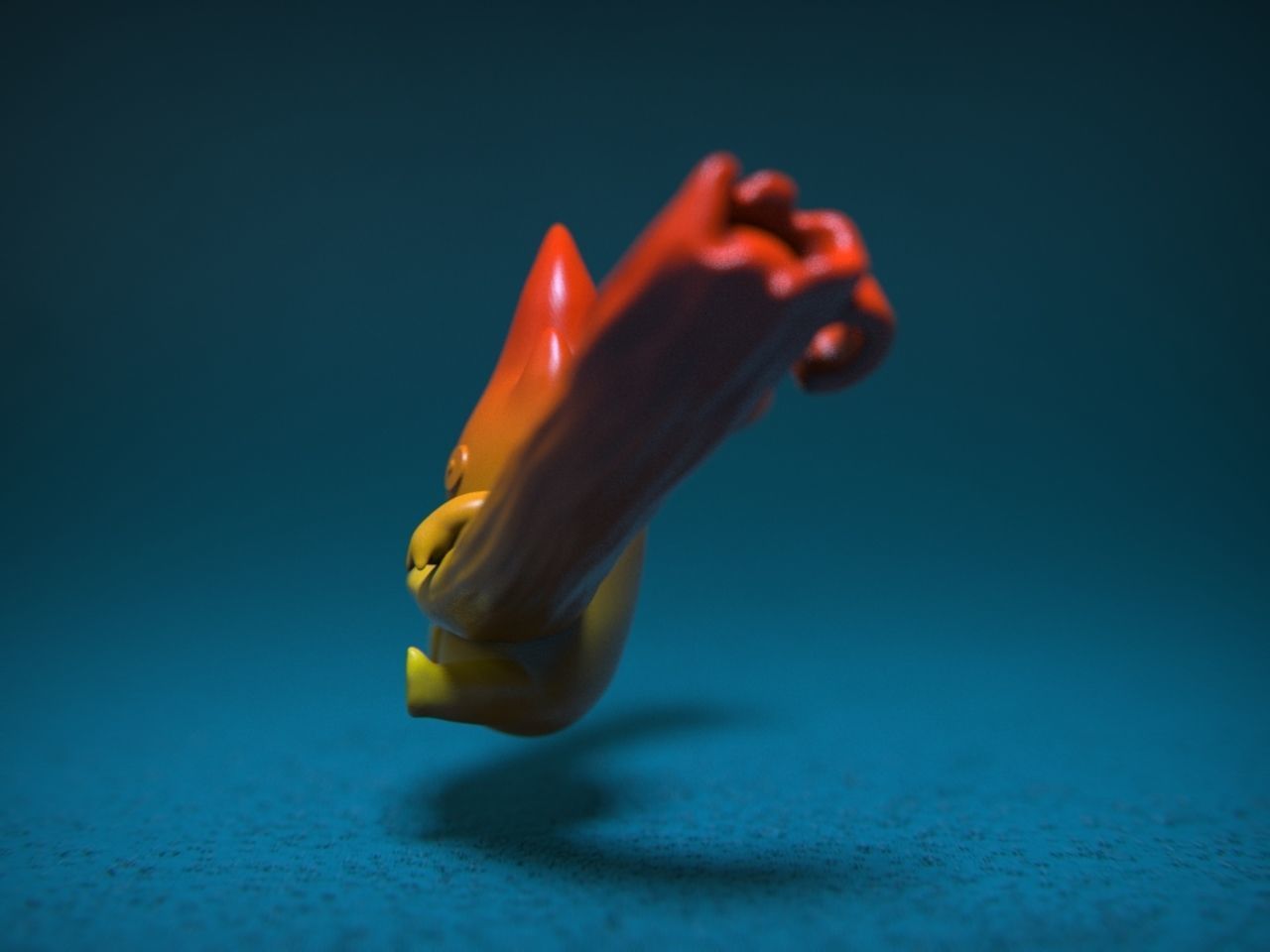 Calcifer earsaver 3D model 3D printable | CGTrader