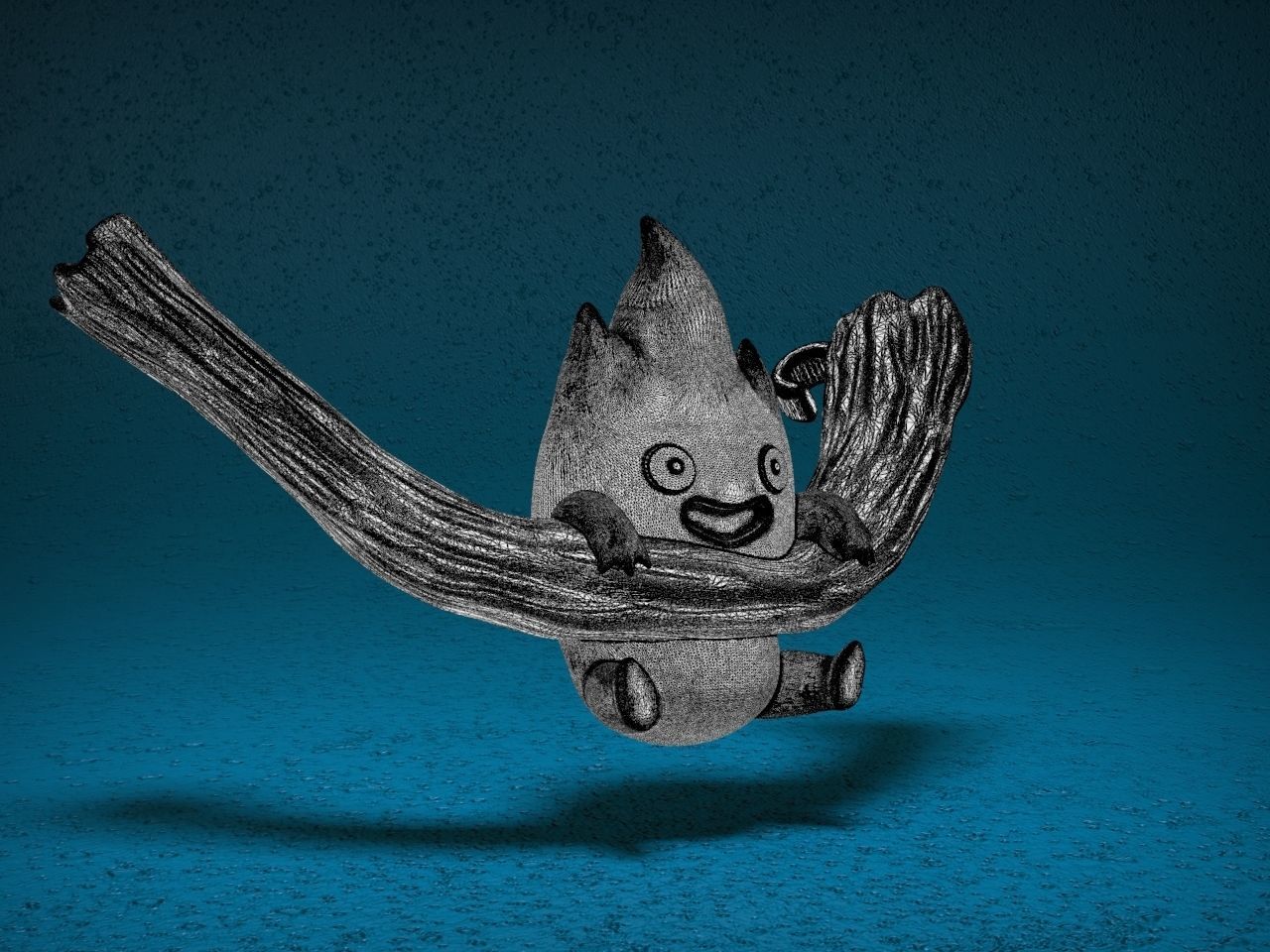 Calcifer earsaver 3D model 3D printable | CGTrader