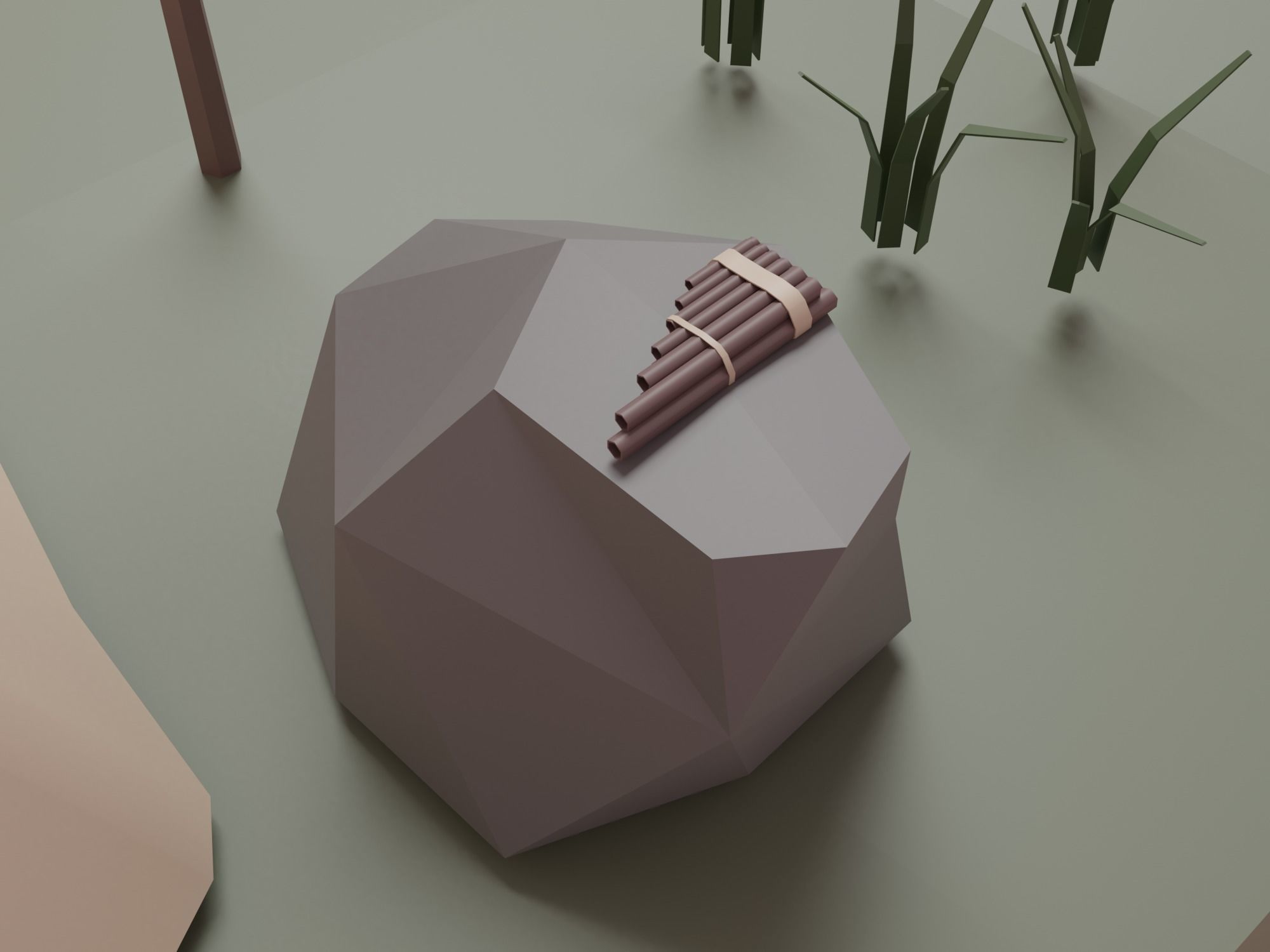 3D model Native American village VR / AR / low-poly | CGTrader