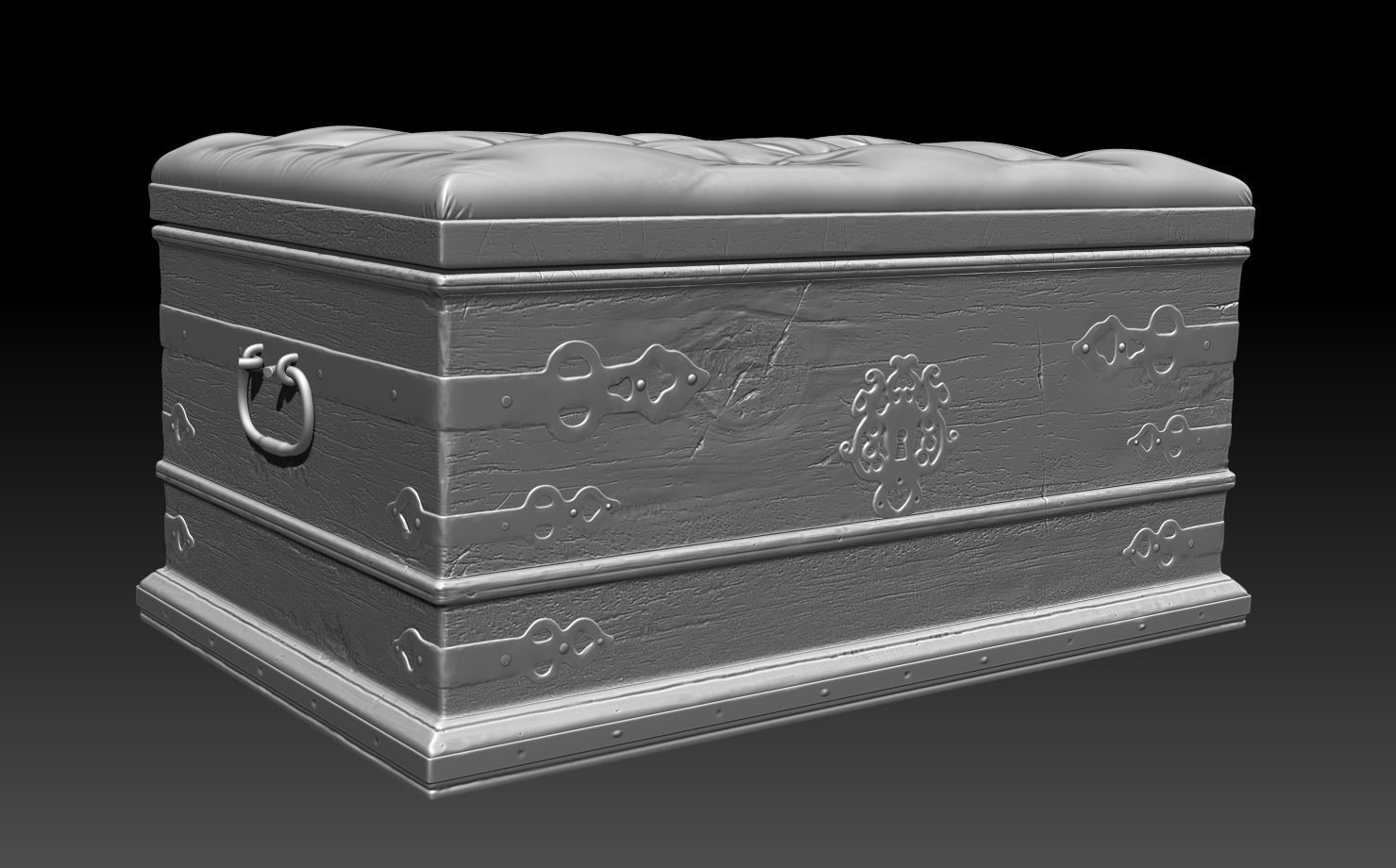 3D model Chest Vintage Box VR / AR / low-poly | CGTrader