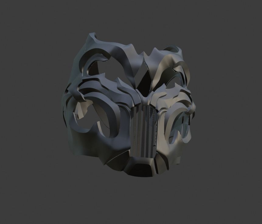 Noob Saibot helmet from Mortal Kombat 11 - Muzzle of Drahmin 3D model ...