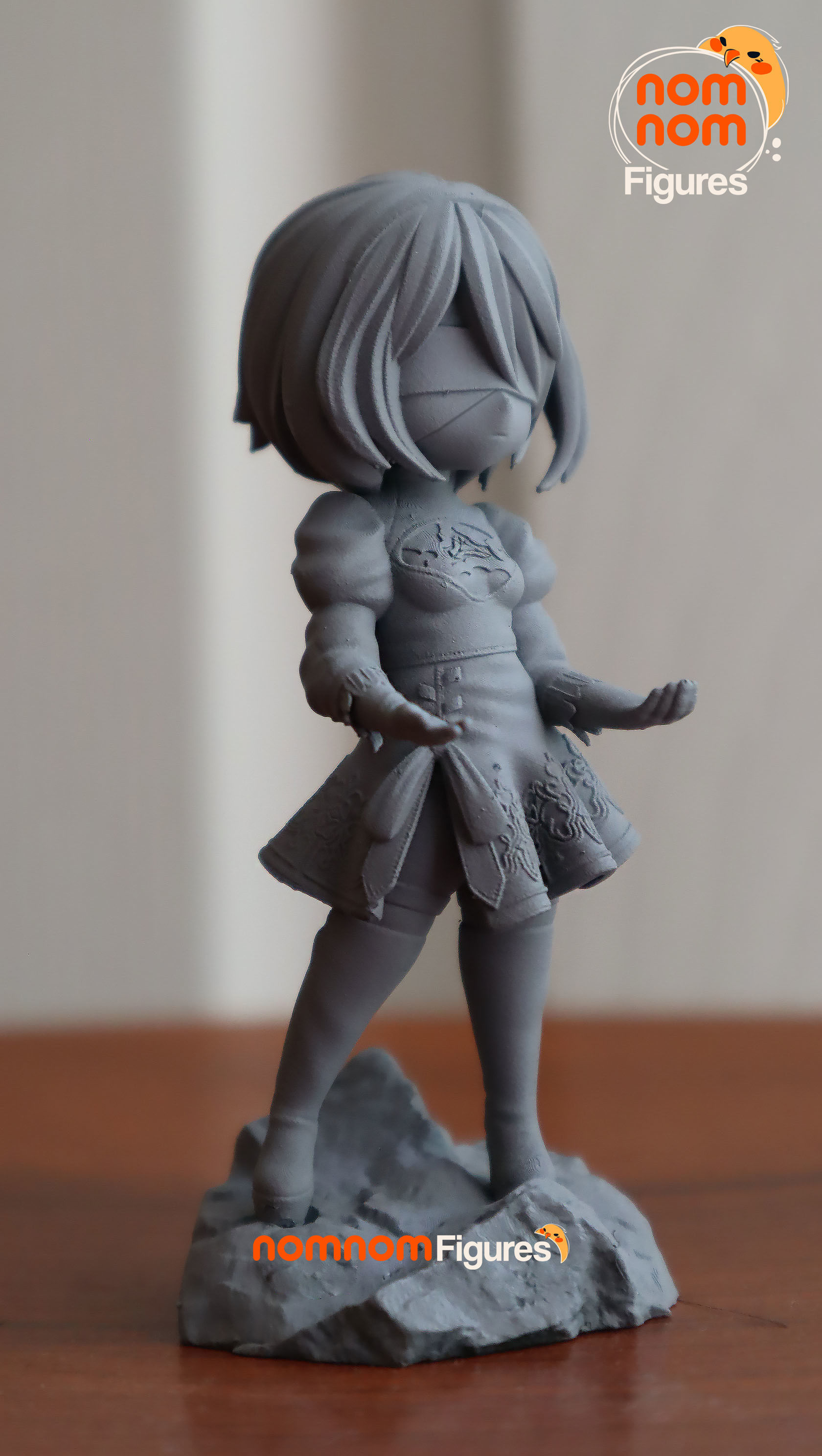 Chibi 2B and 9S - Nier Automata 3D model 3D printable | CGTrader