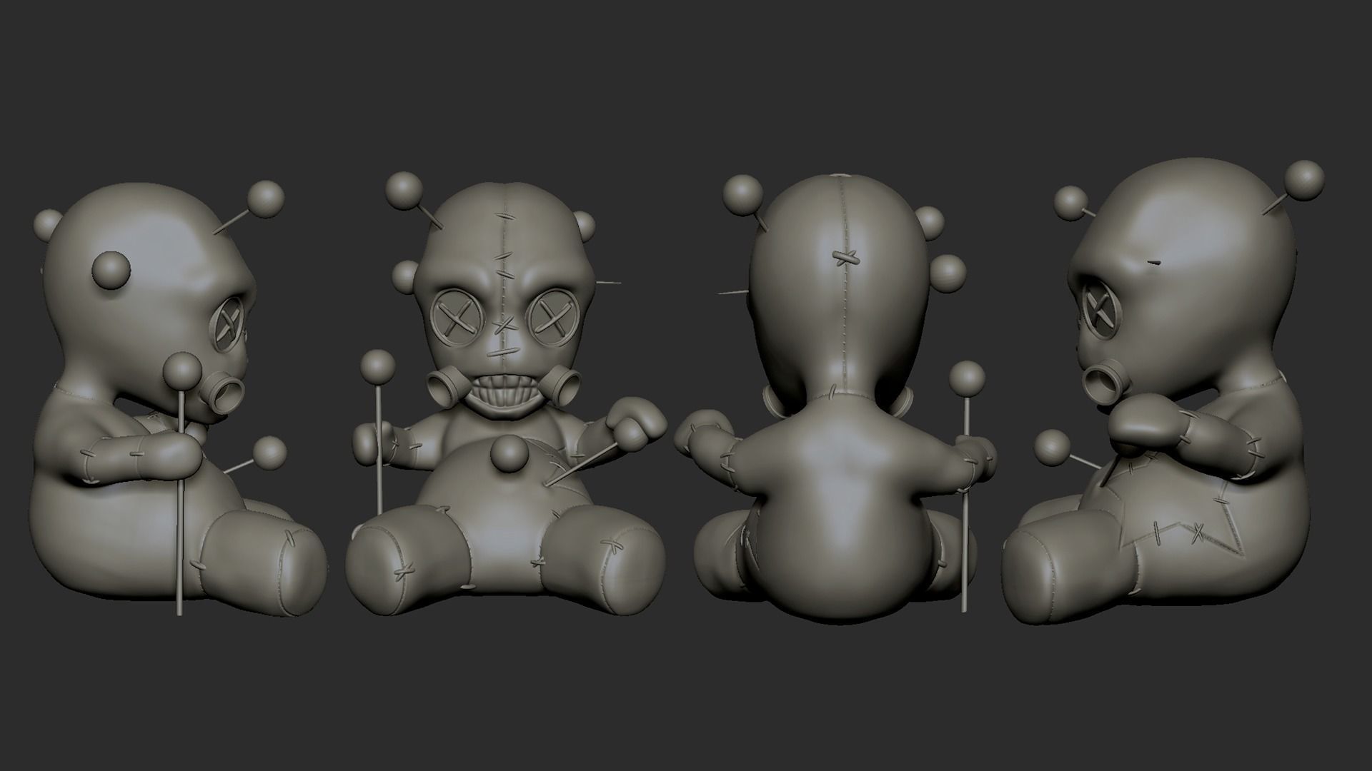 DEATH DOLL 3D model 3D printable | CGTrader