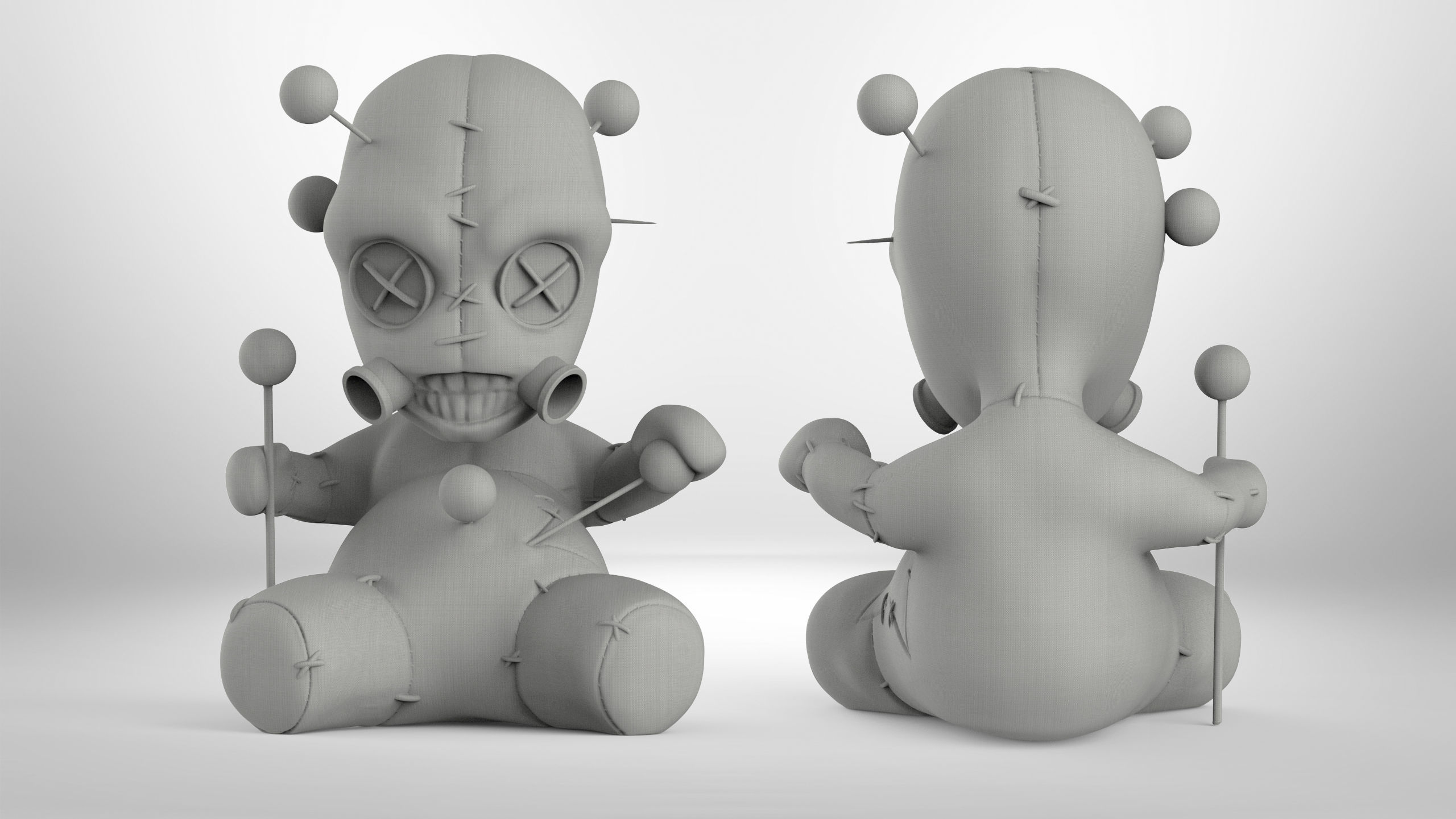 DEATH DOLL 3D model 3D printable | CGTrader